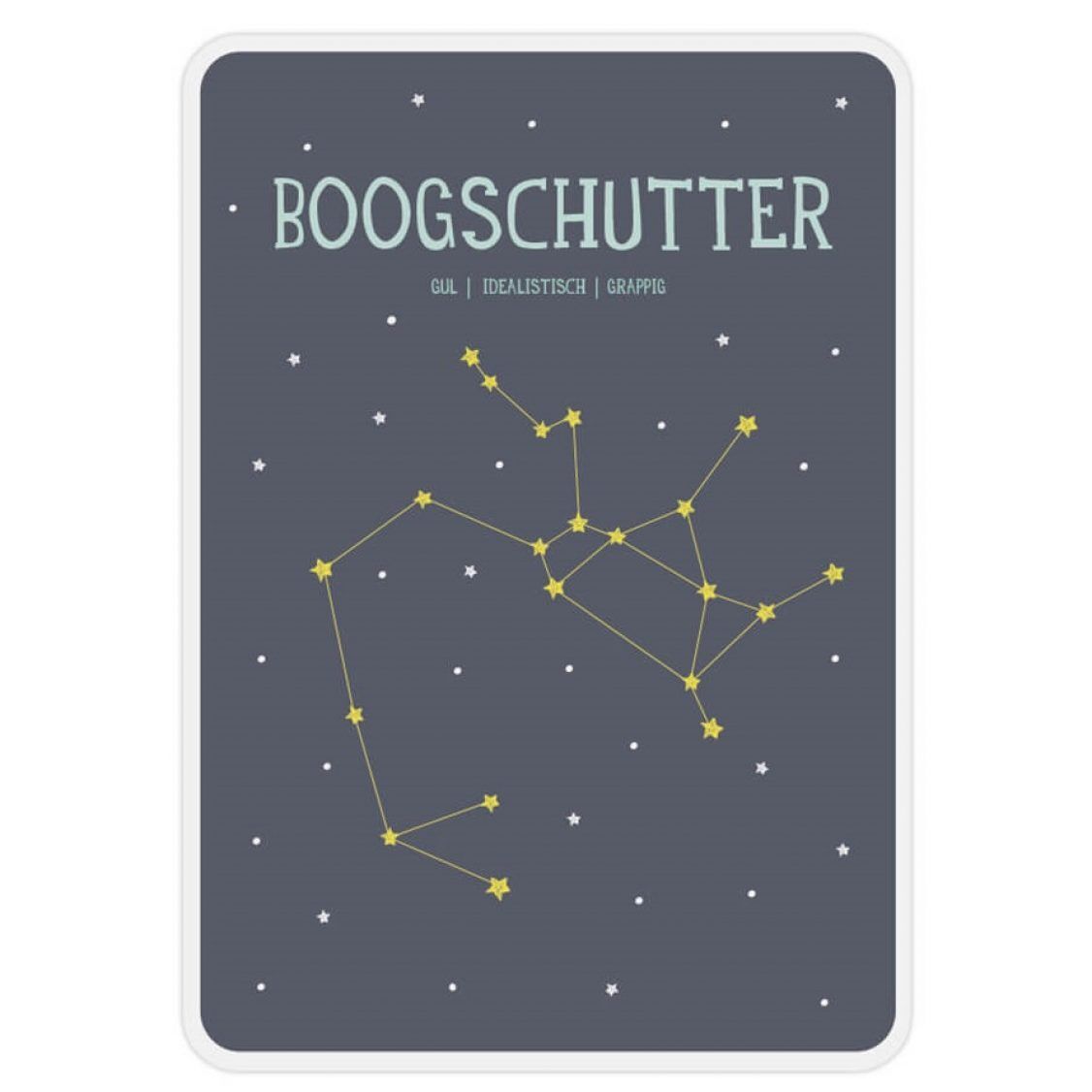 Sterrenbeeld poster Boogschutter | Happi.kids - Happinez